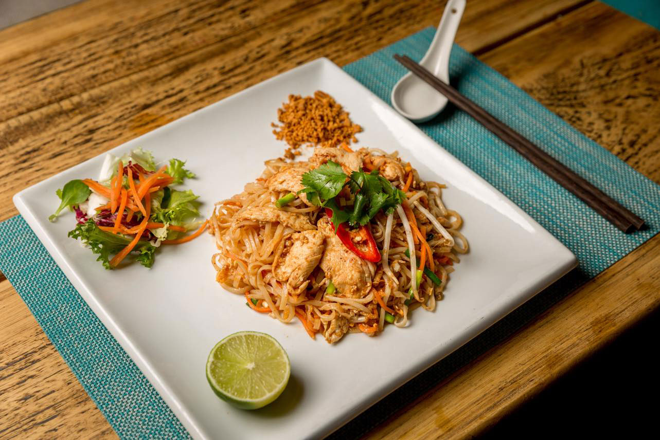 Pad Thai Noodles - Thaiphoon Restaurant & Deli